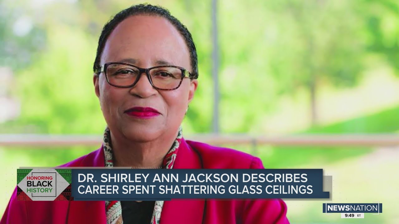 Dr. Shirley Ann Jackson describes career spent shattering glass ...