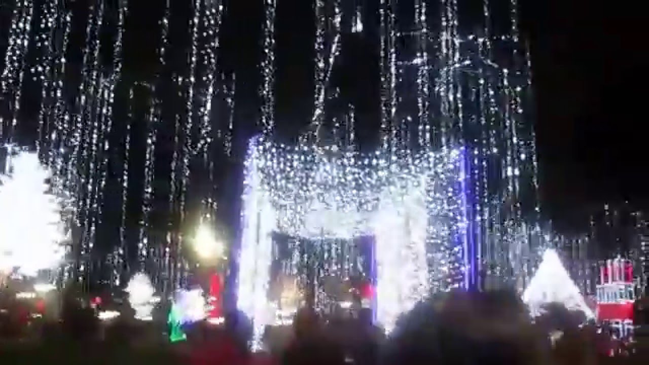 Parque Fundacional Fontibón - Alumbrado Navideño 2015 - YouTube