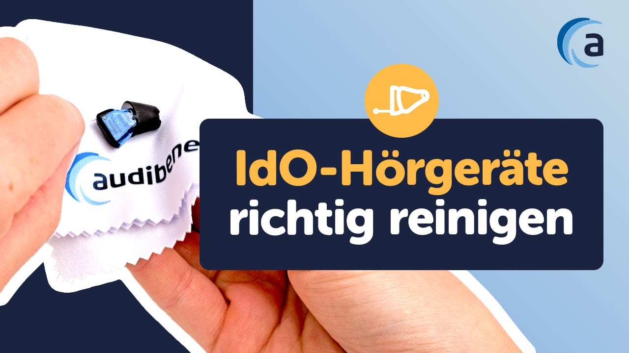 In-dem-Ohr Hörgeräte richtig reinigen - YouTube
