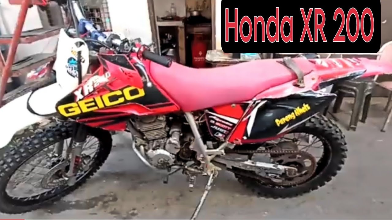 HONDA XR 200 REPAIR - YouTube