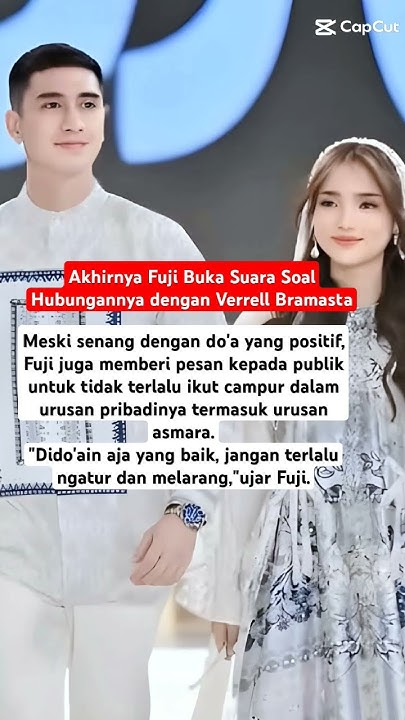 Fuji Buka Suara Soal Hubungannya dengan Verrell Bramasta #fuji #shots #shorts #verrel #verfu ...