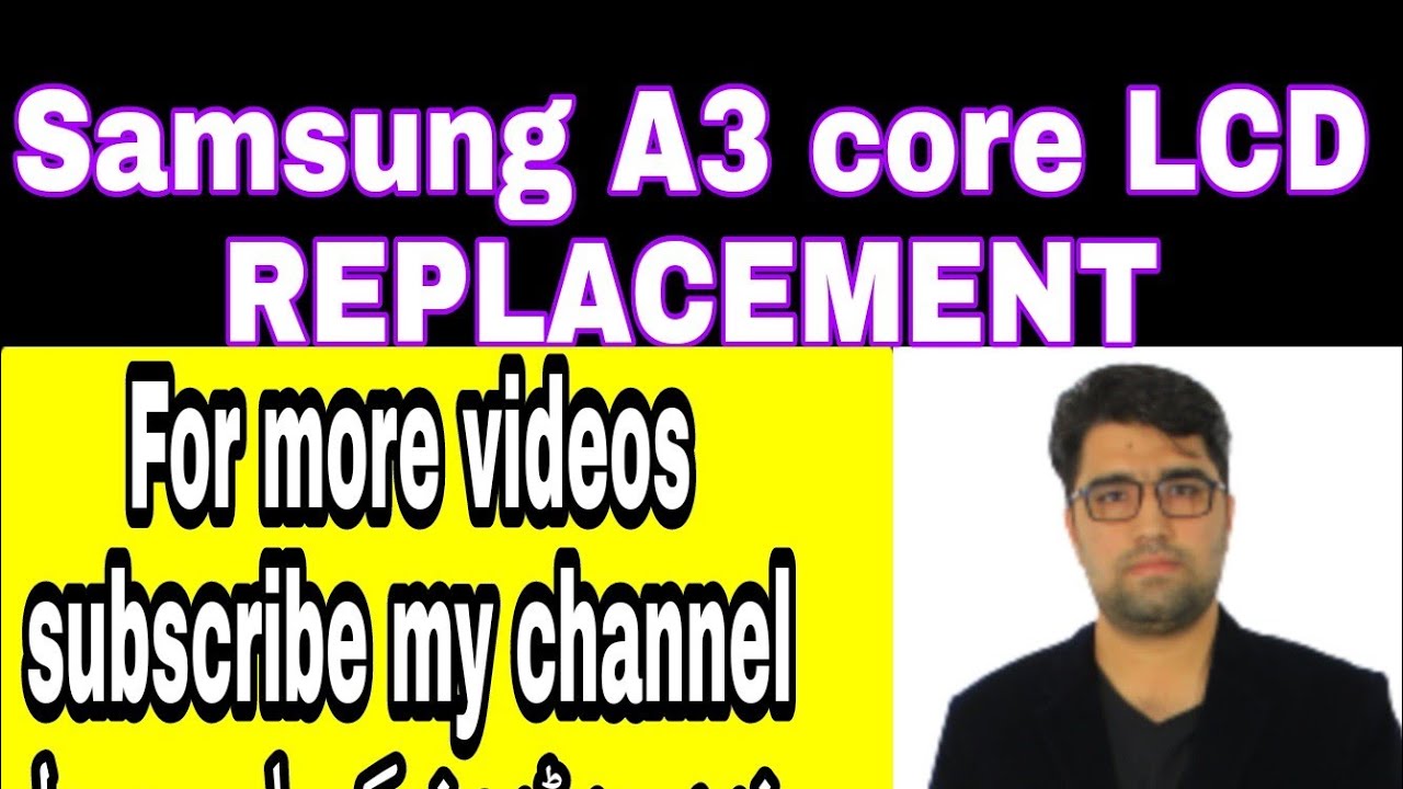 Samsung A3 core lcd replacement#Howtoreplacesamsunga3corelcd# - YouTube