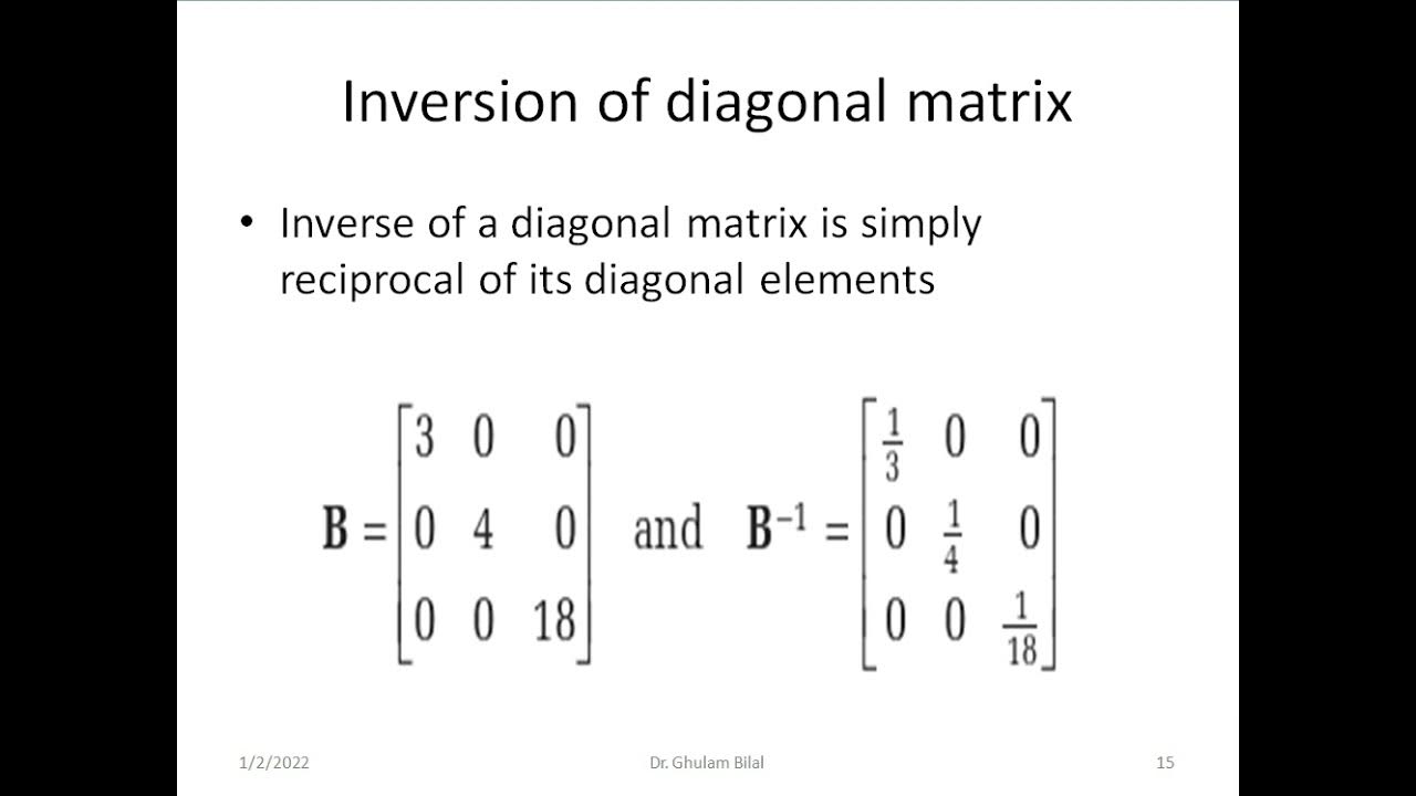 Basic Matrix Algebra for Animal Breeding - YouTube