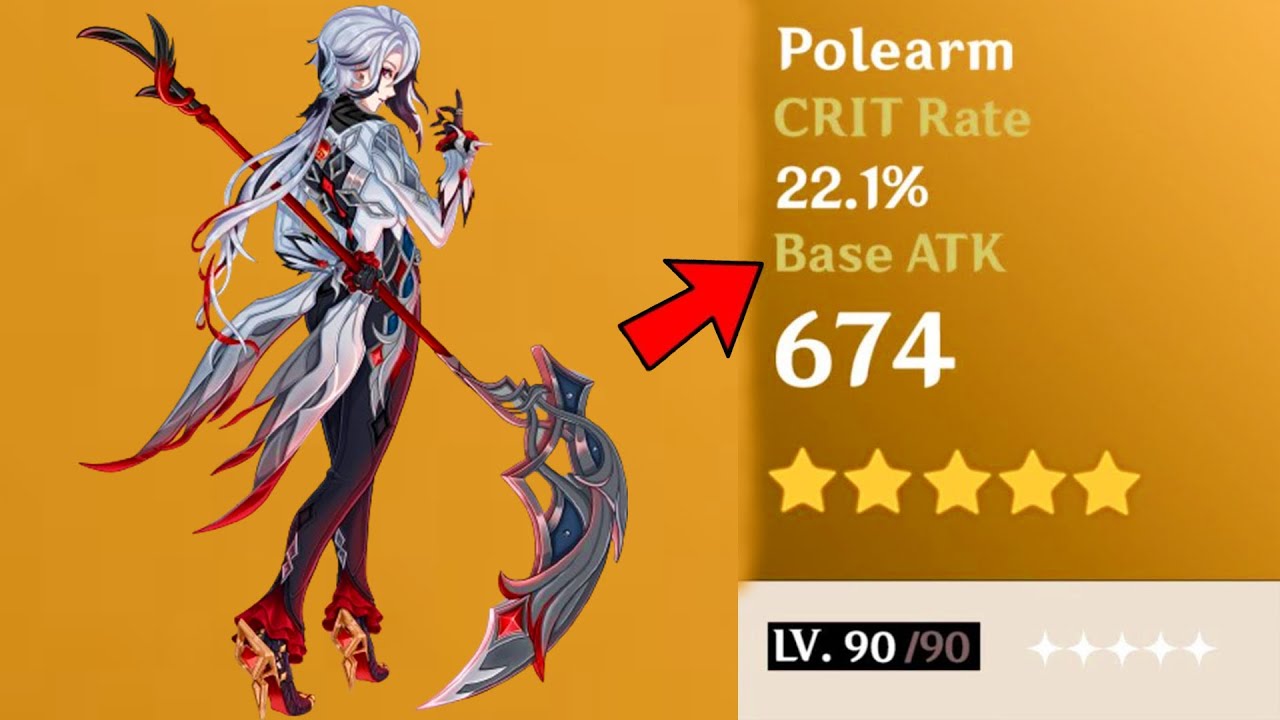 Massive News! ARLECCHINO'S WEAPON STATS & WILL POWER CREEP C6 - Genshin ...