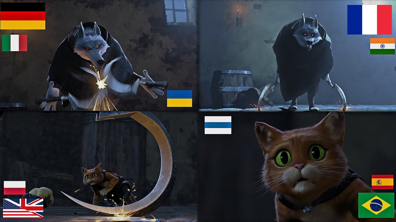 I JUST LOVE THE SMELL OF FEAR in ALL Languages [+ all voice actors of ...