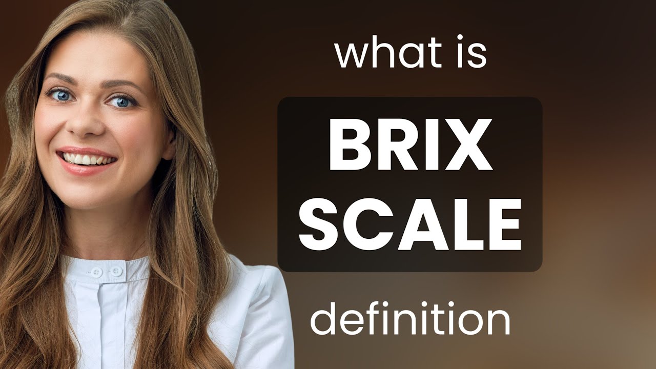 Brix scale — definition of BRIX SCALE - YouTube