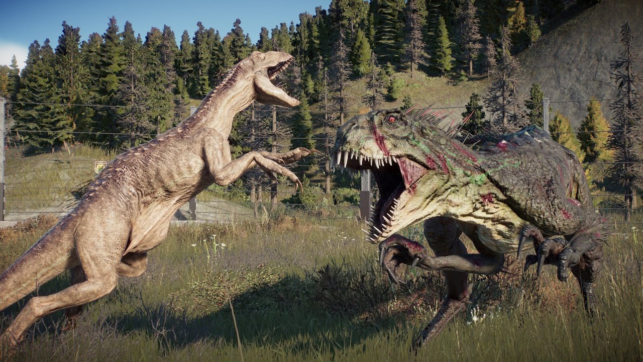 Dinosaurs Collection in the Zoo: Epic Battle of Scorpion Rex, Indominus ...