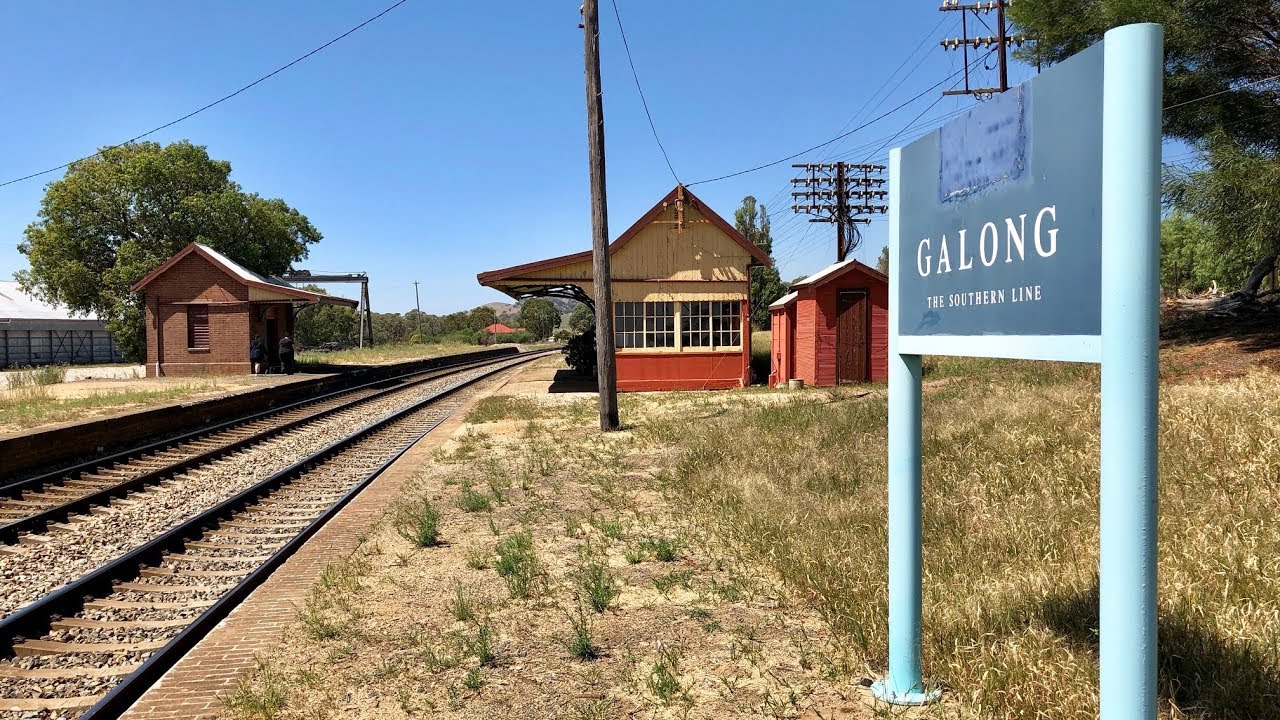 Abandoned Oz: Disused Galong Railway Station - YouTube