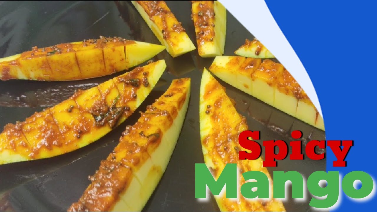 Spicy Mango Recipe l Mango Snack Recipe l Mango Pickle Recipe l Pickle ...