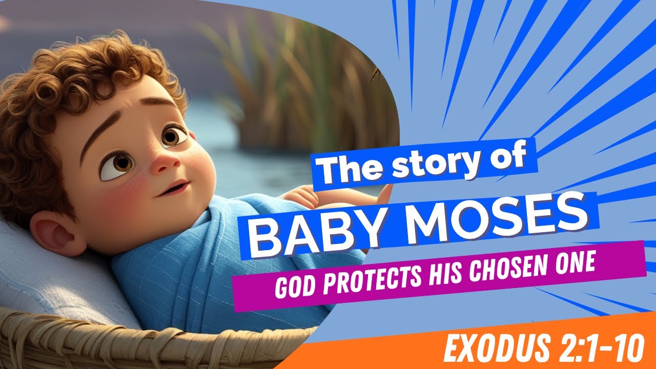 The Story of Baby Moses| God protects his chosen one | Animated Bible ...