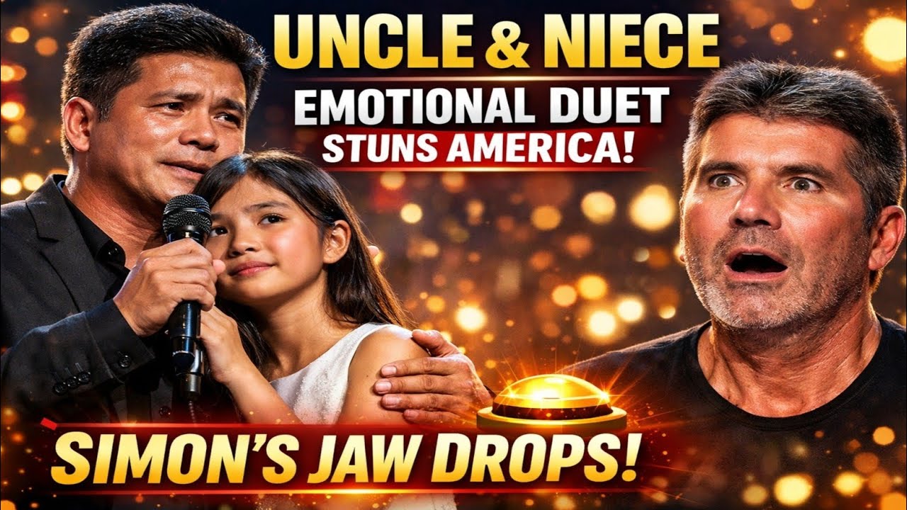 Simon Cowell SHOCKED by Filipino Uncle & Niece’s Emotional Duet | AGT ...