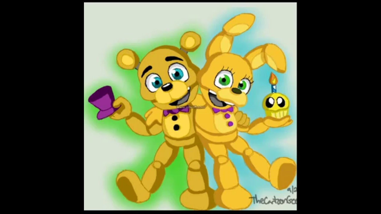 Fnaf Springbonnie girl x fredbear - YouTube