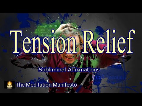 TENSION RELIEF | No Worries | POSITIVE ENERGY | Subliminal Affirmations | Theta Binaural Beats ...