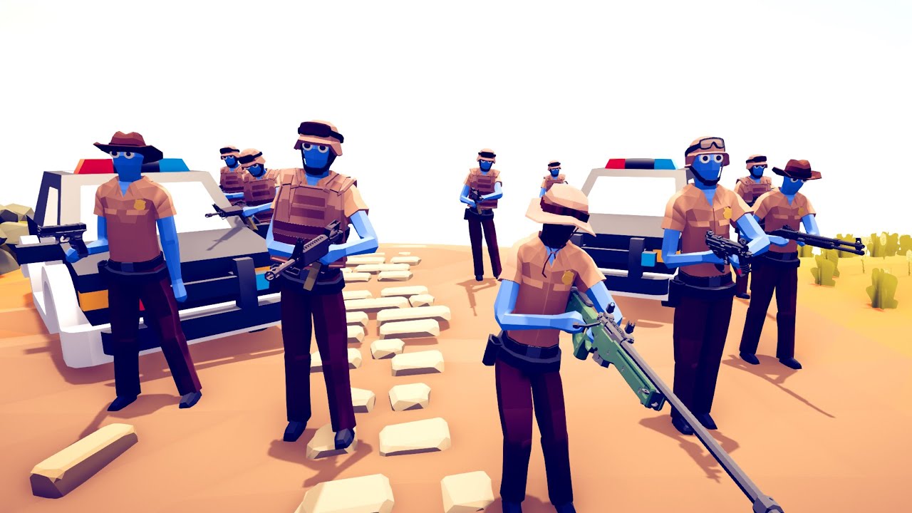 200x SHERIFF RAID MAFIA BASE - Totally Accurate Battle Simulator TABS ...