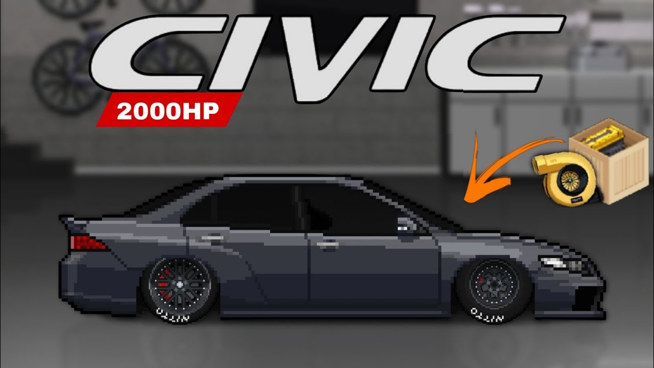 building the fastest Honda civic with spoon engine swap in pixel car ...