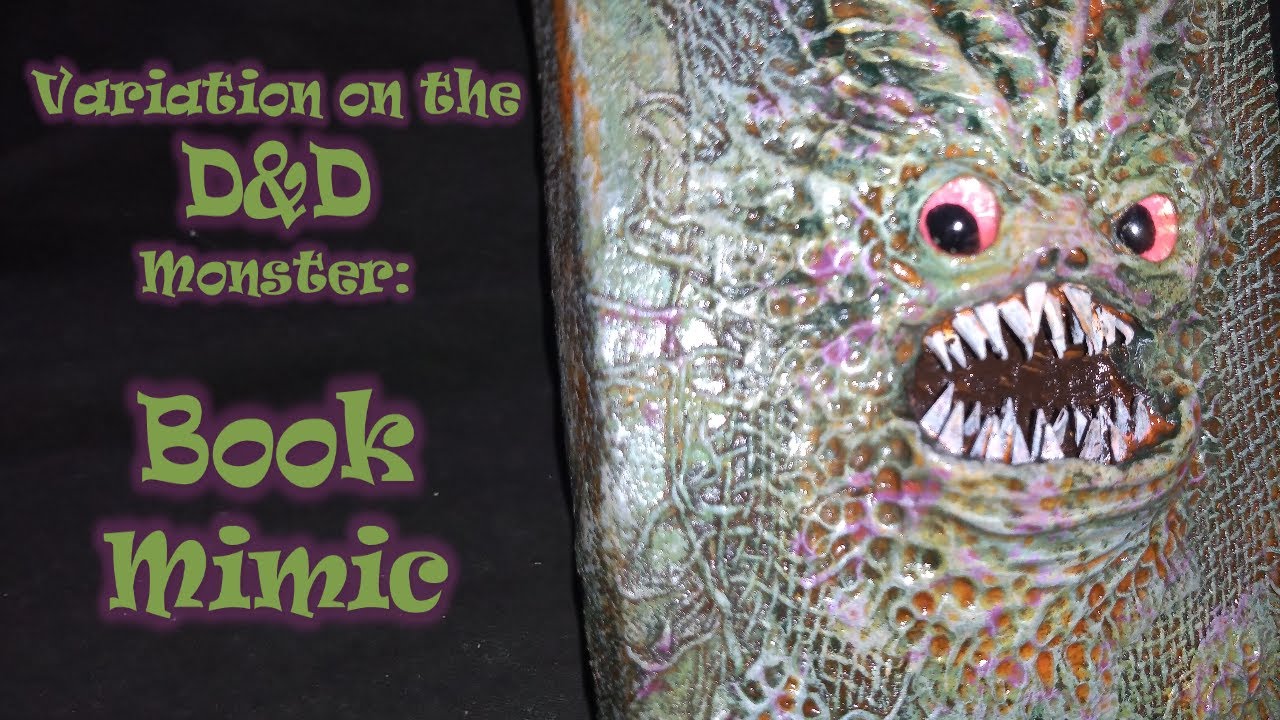 Book Mimic - A Variation on the Iconic D&D Monster - YouTube