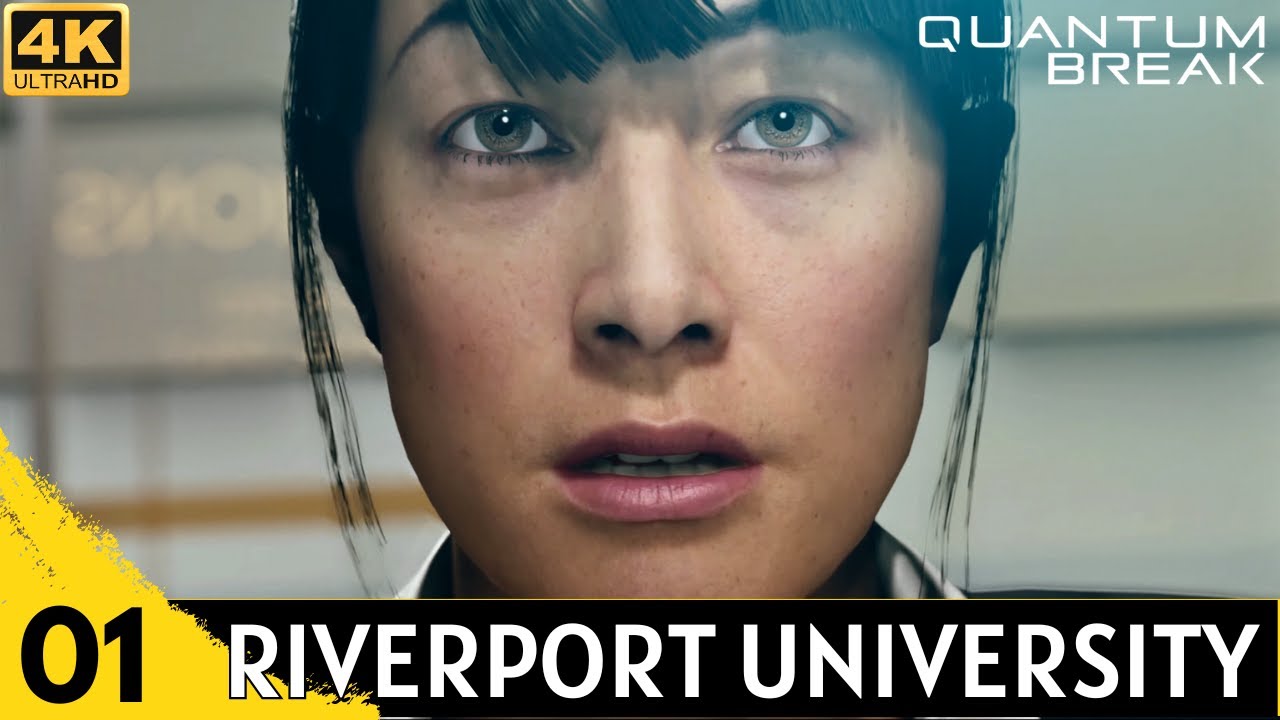 Quantum Break PC Walkthrough Gameplay Part 1 - Riverport University ...