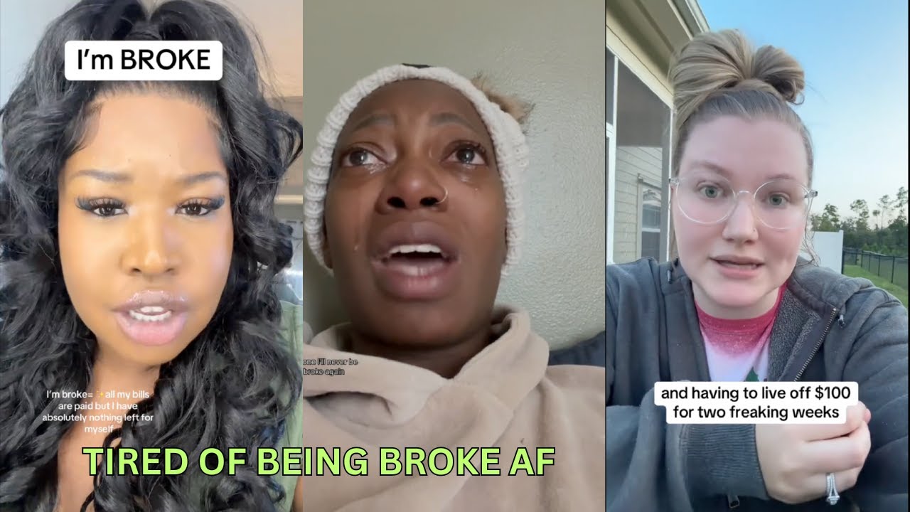 People Are Tired Of Being Broke... *She Started Crying* - YouTube