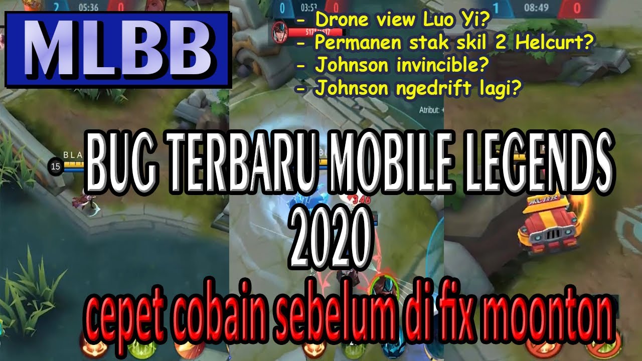 4 BUG MOBILE LEGENDS 2020!!! CEPET COBA BUG NYA SEBELUM MOONTON NONTON VIDEO INI | MOBILE ...