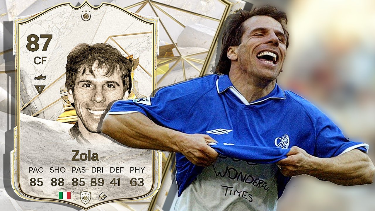 87 ICON ZOLA PLAYER REVIEW FC 24 - YouTube