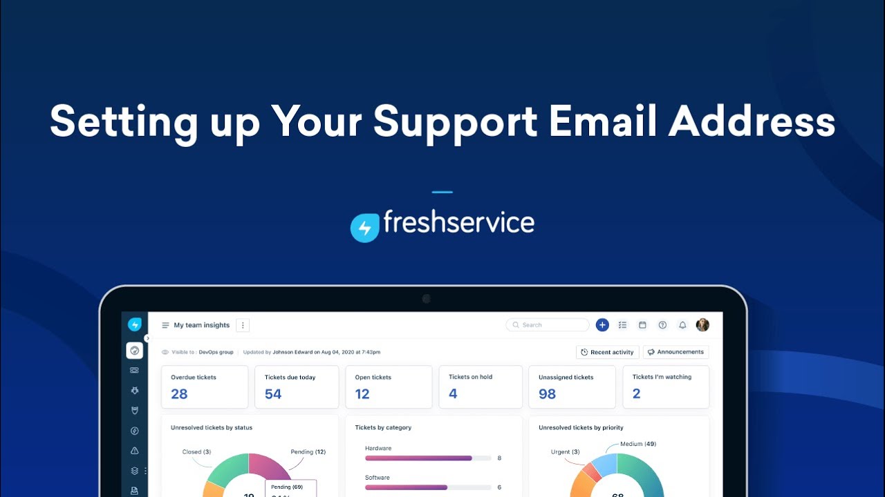 Setting up your support email address in Freshservice - YouTube