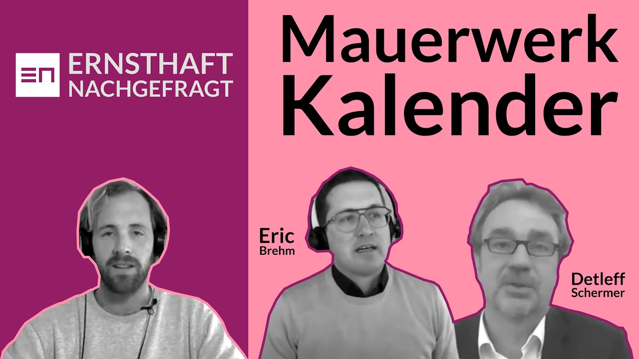 Mauerwerk-Kalender 2023 – ERNSTHAFT NACHGEFRAGT mit Prof. Detleff ...