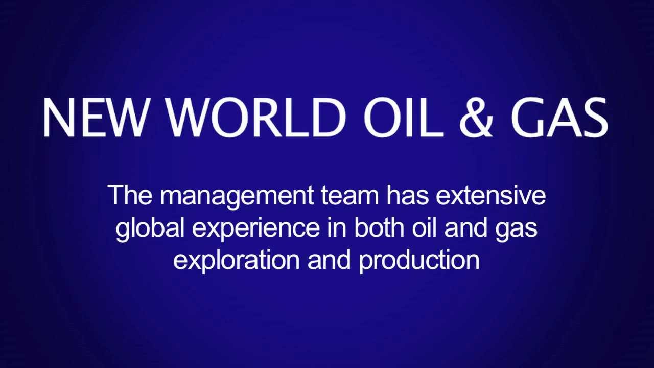 New World Oil and Gas Synopsis - YouTube