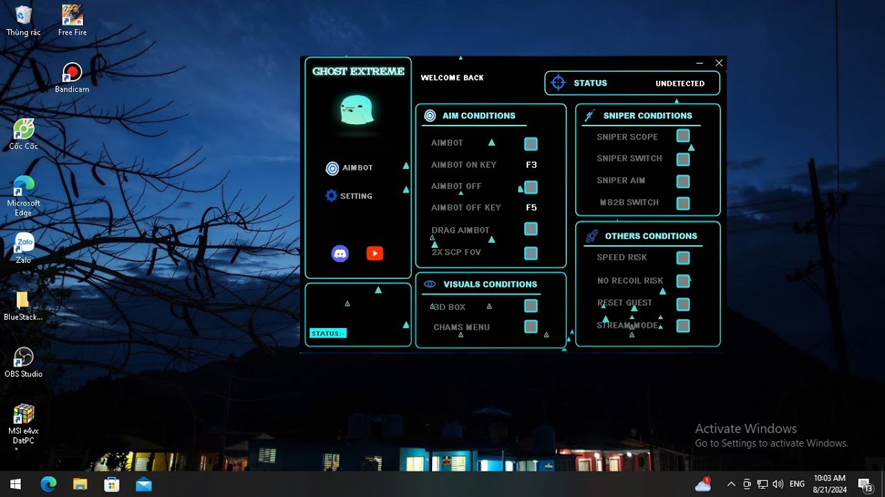 PANEL FF NORECOIL AIMFOV AIMHEAD ANTIBAN 100% / PANEL FF OB46 - YouTube