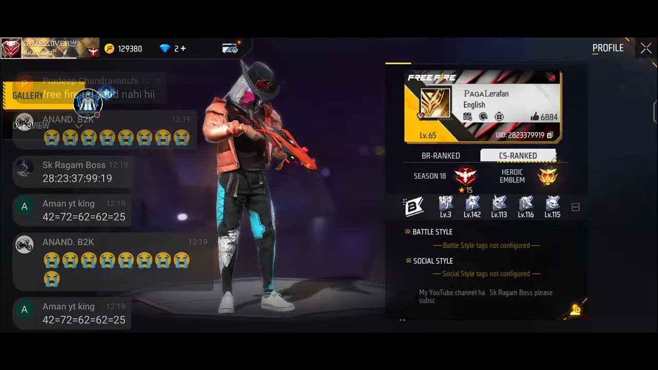 #53 live stream ID checking and CS pushing 😳| game over gaming - YouTube