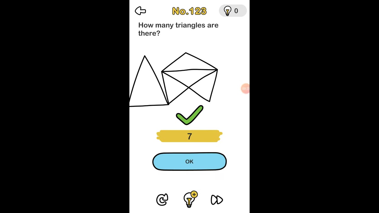 Brain Out Level 123 How Many Triangles Are There YouTube Brain Out Level 123 How Many Triangles Are There YouTube