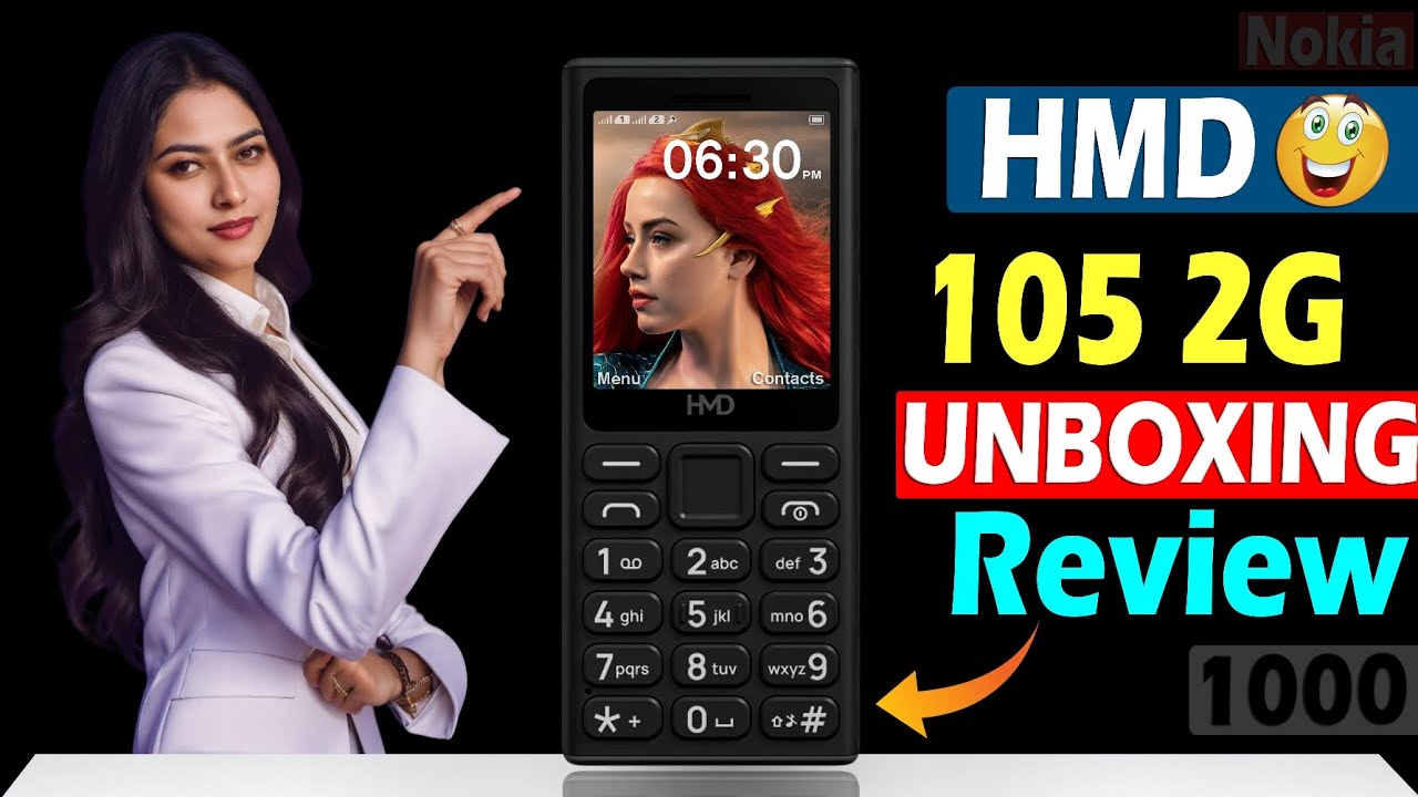 Nokia HMD 105 Unboxing & Review - Flagship Killer😈🚀🔥 - YouTube
