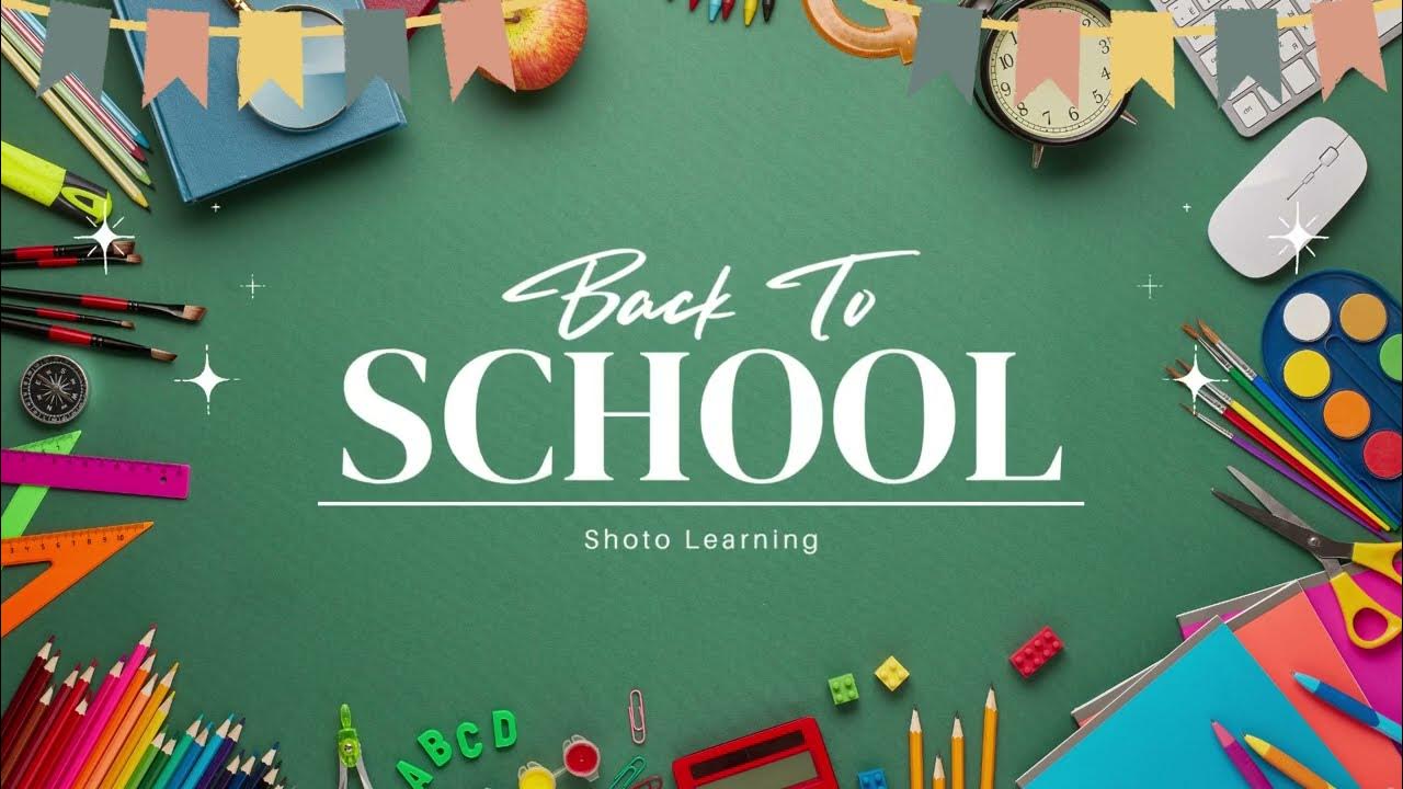 Welcome Back to School: A PowerPoint Presentation A Perfect Way to Start the School Year - YouTube