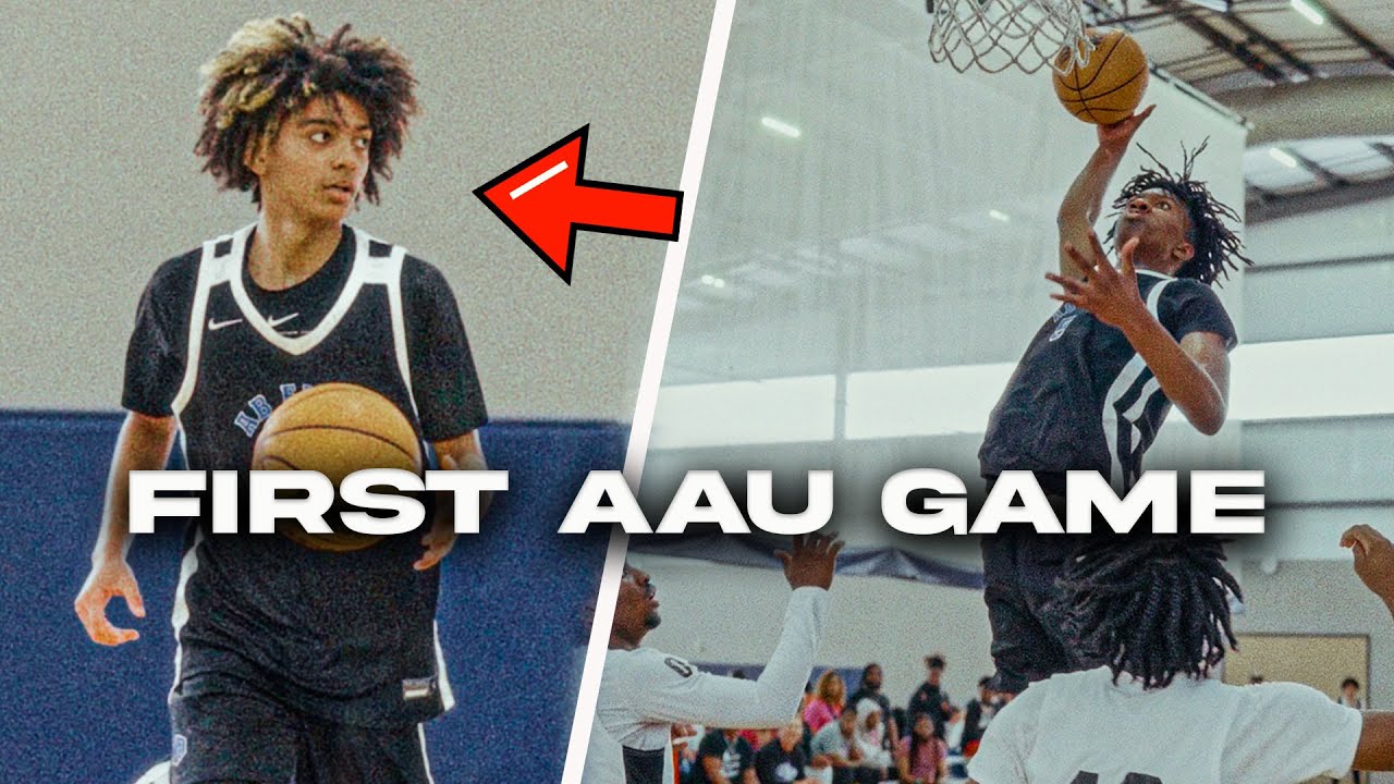 BECKHAM BLACK FIRST AAU GAME!! Best 15u team in the nation lol - YouTube