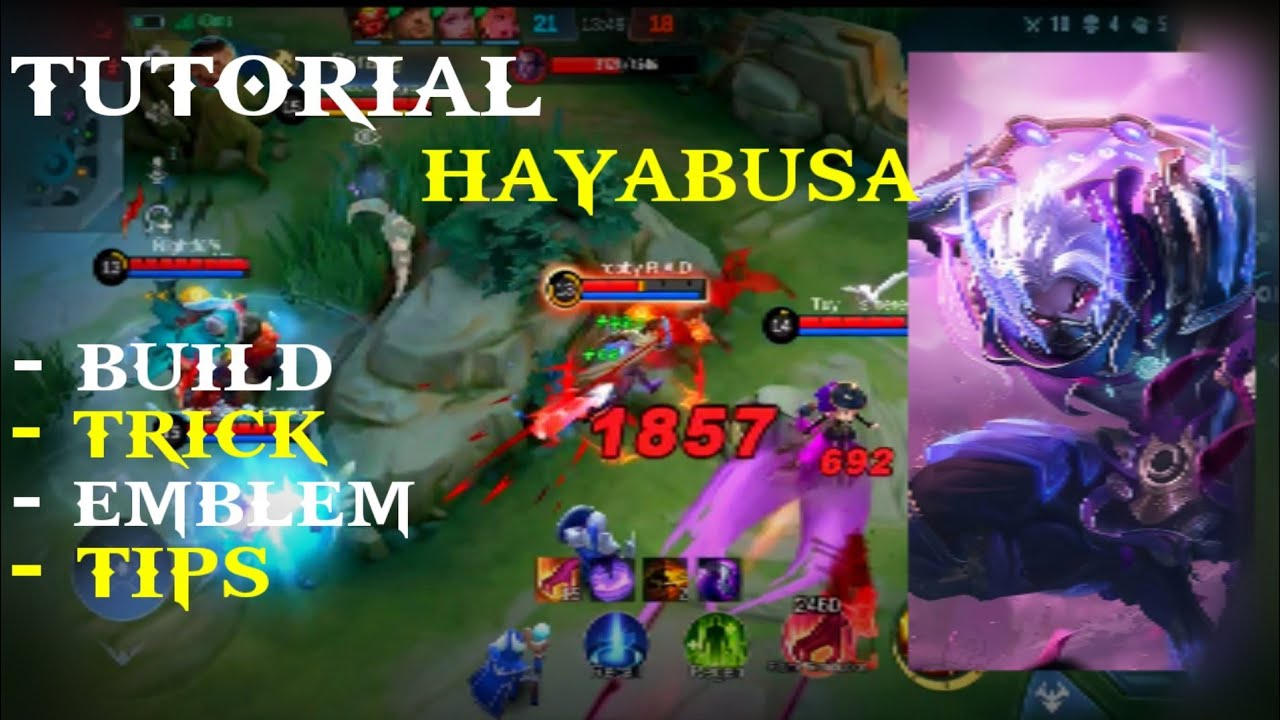 TUTORIAL HAYABUSA TERBARU ! HAYABUSA TOP GLOBAL BUILD HAYABUSA MOBILE ...