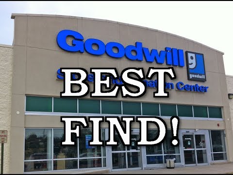 Best Goodwill Find Ever? - YouTube