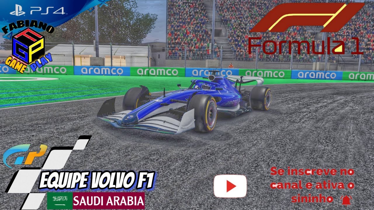 Fórmula 1 22 #PS4 / Equipe Volvo F1 / 🇸🇦 GP Arábia Saudita 🇸🇦 #2 - YouTube
