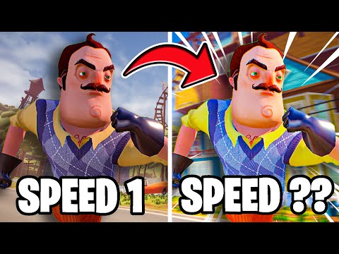 Hello Neighbor but EVERY TIME I DIE IT GETS FASTER CHALLENGE!