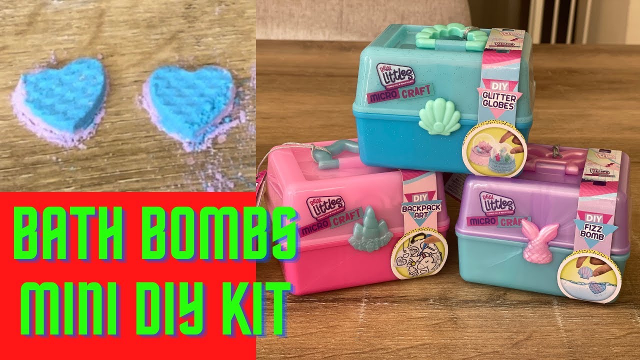Idea For Parents. Real Little Micro Craft. Mini DIY Kit Video #1. Bath ...