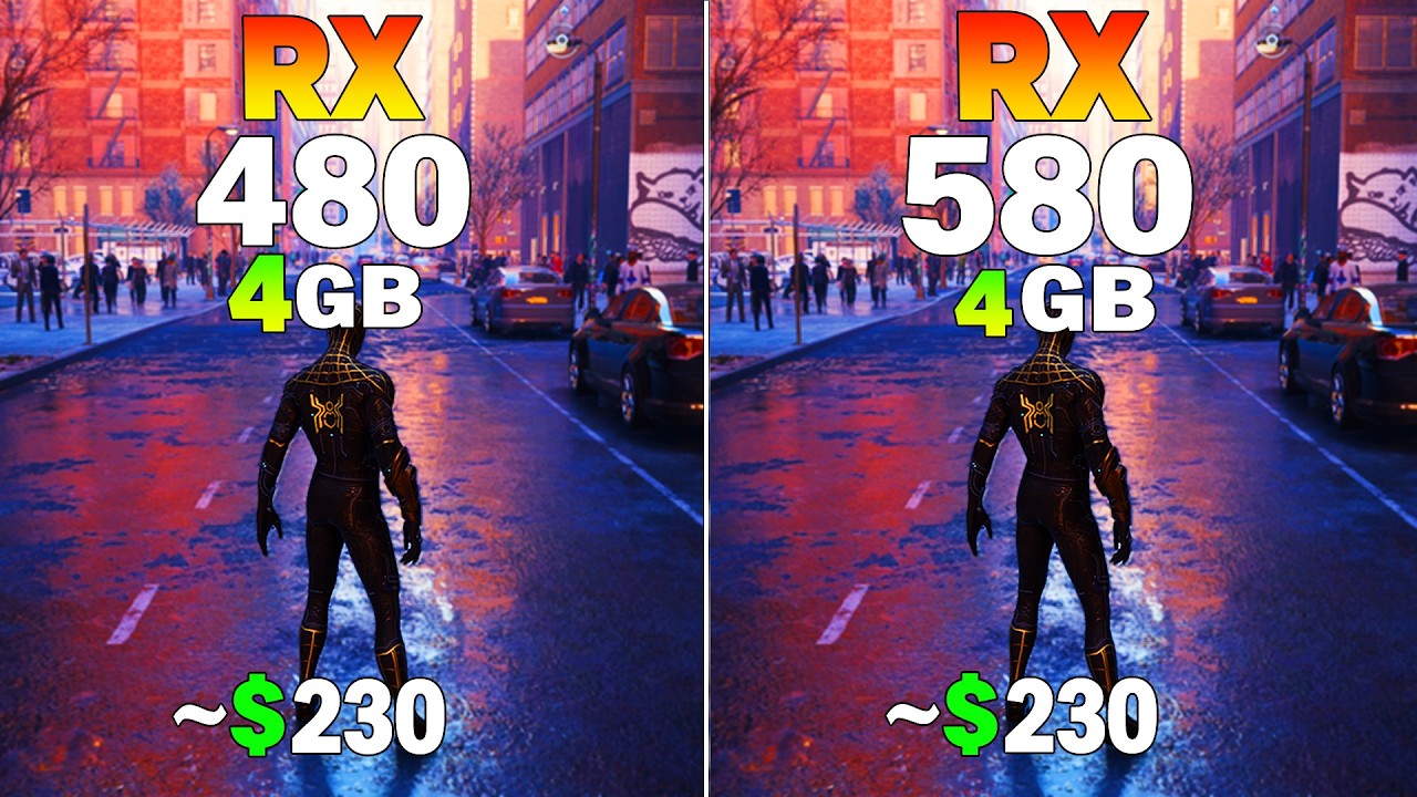 RX 480 vs RX 580 - Test in 12 Games - YouTube