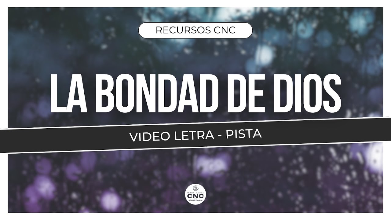 La Bondad de Dios - Video Letra (Pista) - YouTube