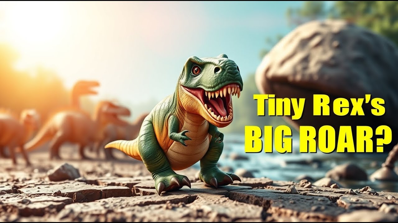Tiny Rex’s Big Roar . A Powerful Story About Believing in Yourself #dinosaur #mostviralshort ...