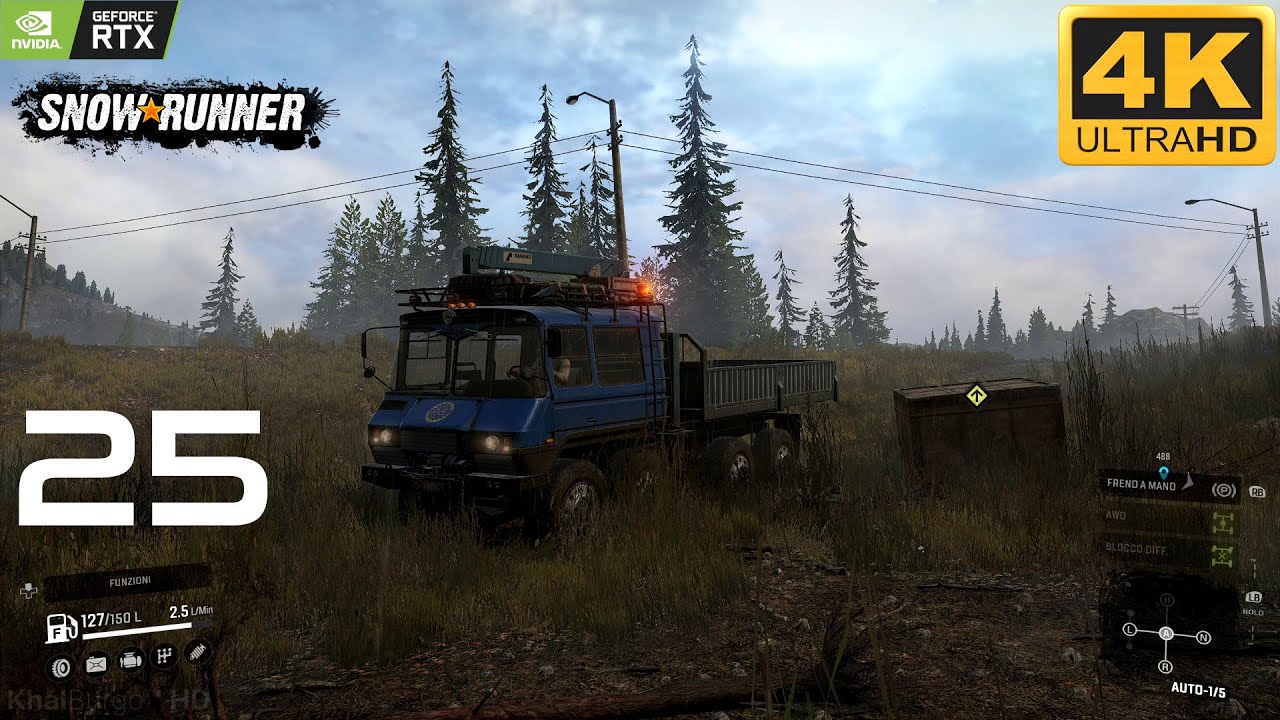 SnowRunner - Michigan: Container perso - Full Gameplay ITA Walkthrough ...