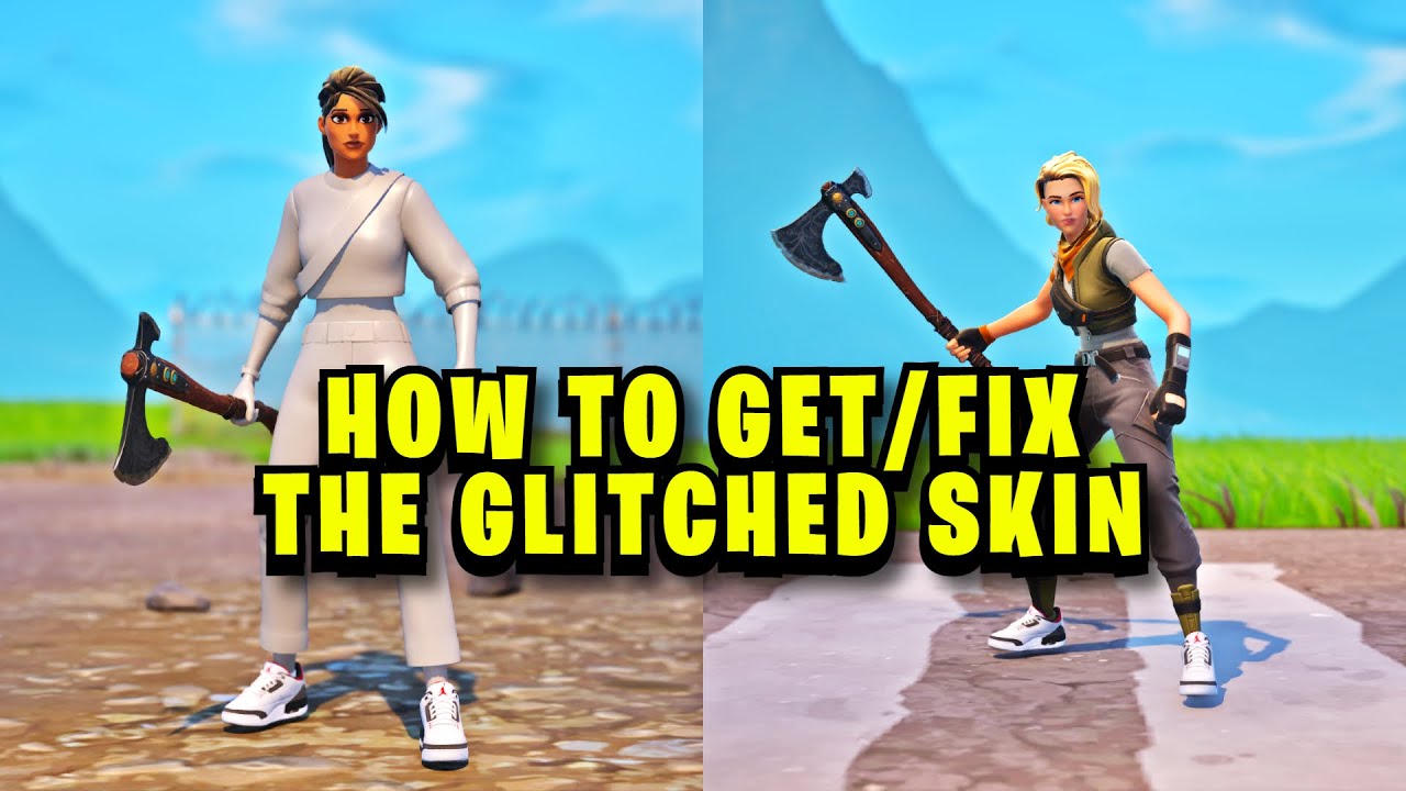 How To Fix All White Default Skin Glitch - YouTube