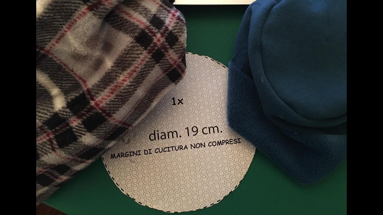 47 - Cappello e sciarpa a cerchio in pile - YouTube