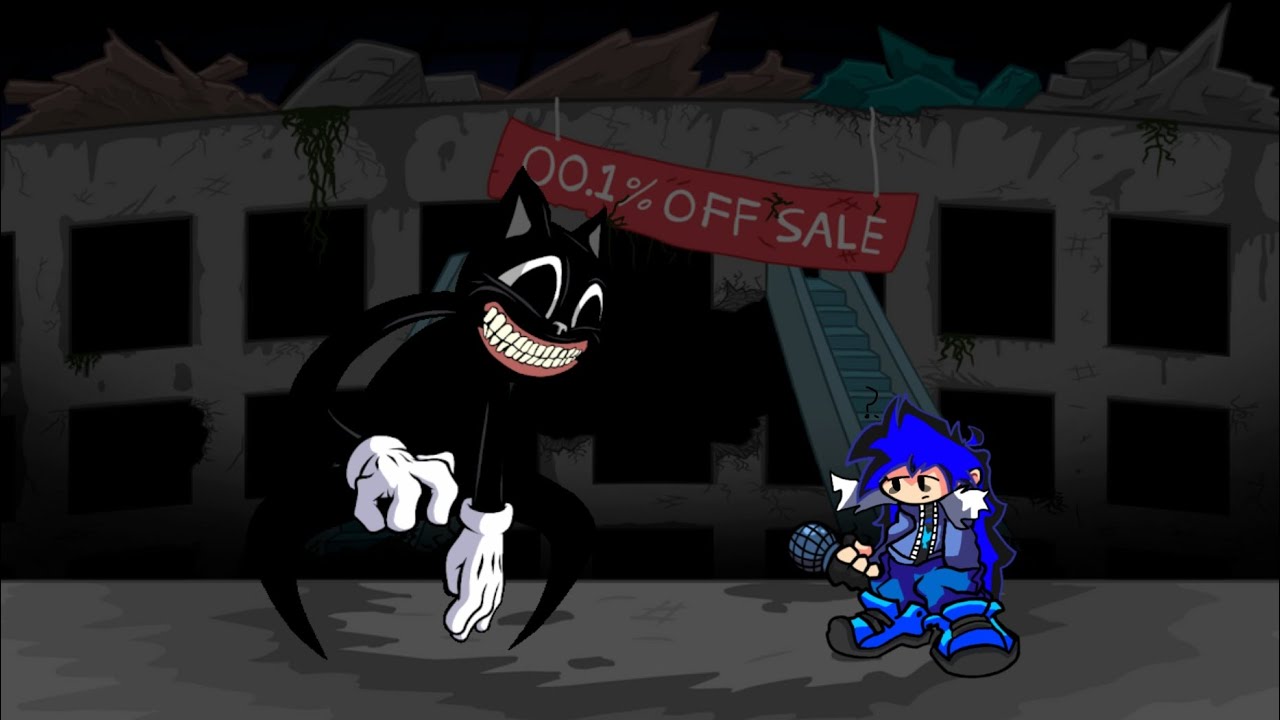 Fnf cartoon cat v2 (1/?) - YouTube