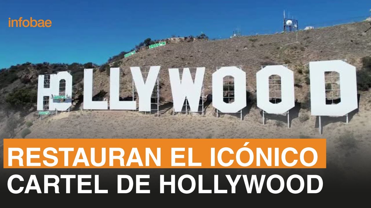 El letrero de Hollywood se prepara para celebrar sus 100 años - YouTube
