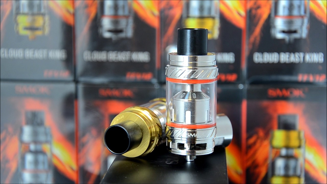 Smok TFV12 Cloud Beast King E-sigarett tank - YouTube