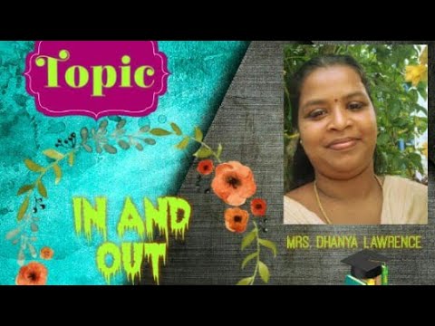 Concept of In and Out for kids || In and out activity for Kids ...