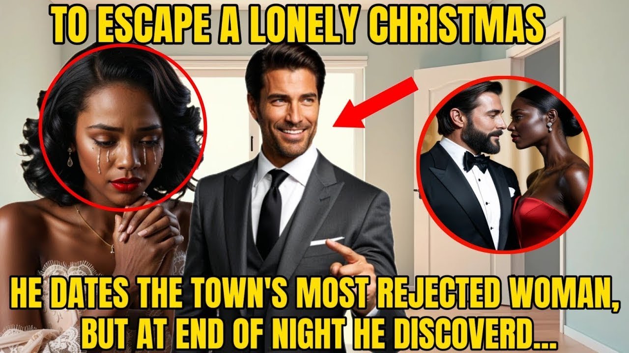 "TO ESCAPE A LONELY CHRISTMAS, HE DATES THE TOWN'S MOST REJECTED WOMAN ...