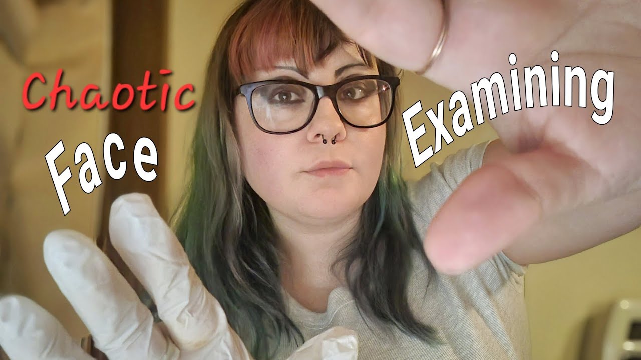 ASMR- Chaotic face examination - Foot Massage, POV Ear Cleaning ...